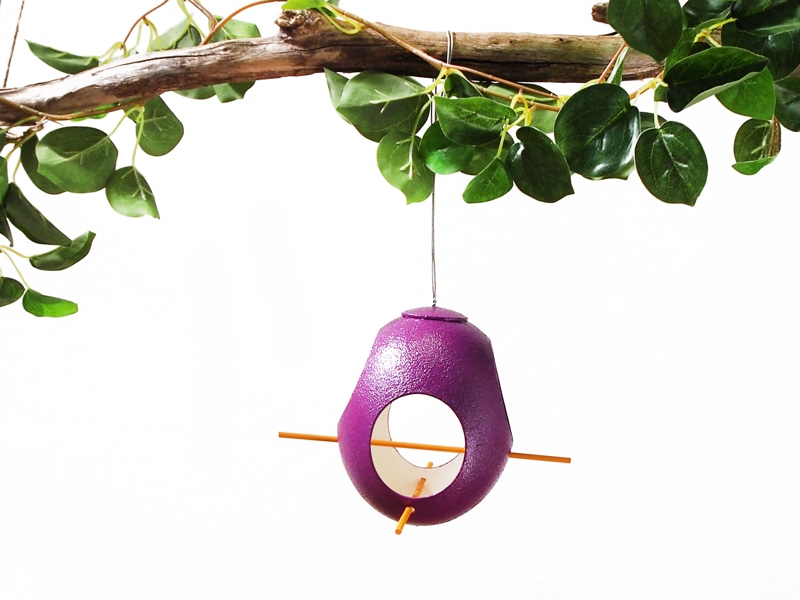 African Creative :: Ostrich Egg Bird Feeder - 9