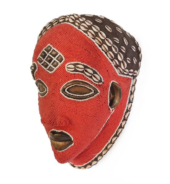 African Creative :: Large Red Bamileke Mask