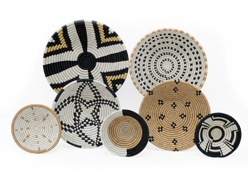 African Creative :: Rwanda 7-Piece Basket Set - 4