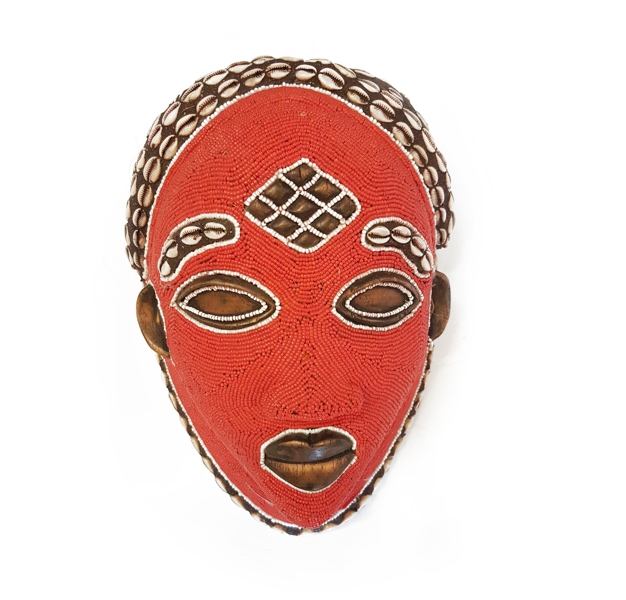African Creative :: Large Red Bamileke Mask